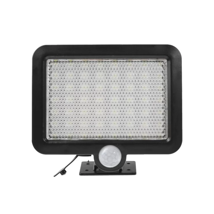 Outdoor Ultra-Bright 56 LED Solar Flood Light with PIR motion sensor
