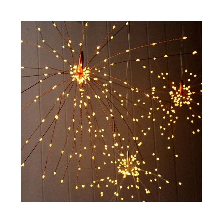 Firework 200 LED Solar Christmas Lights Decoration Hanging Garland