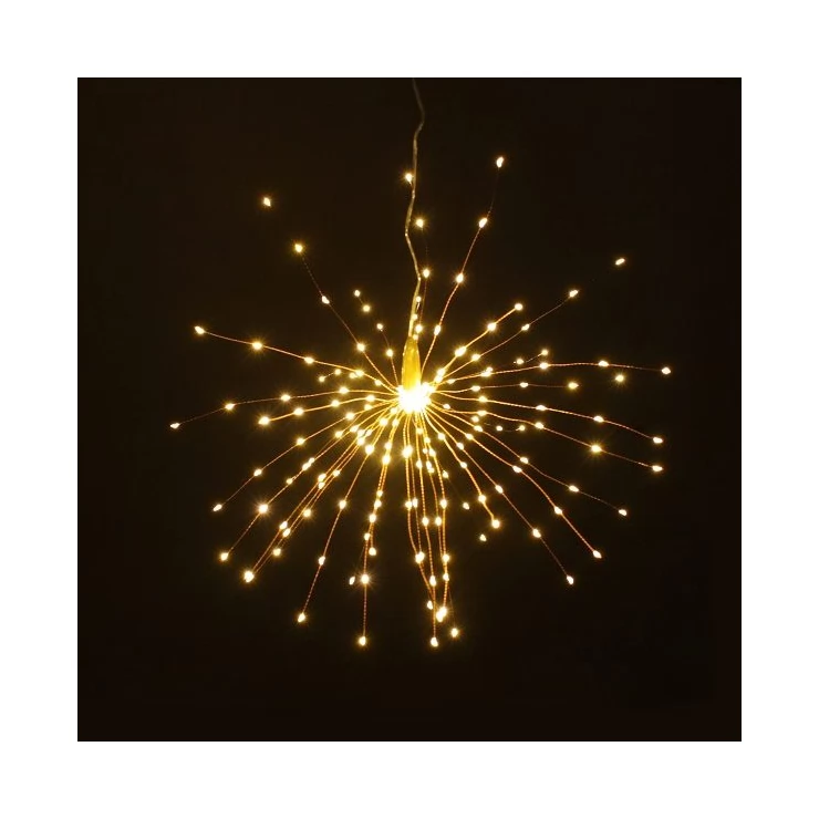 Firework 200 LED Solar Christmas Lights Decoration Hanging Garland