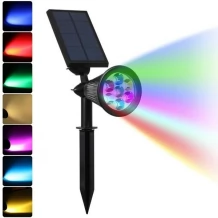Outdoor Solar Spot Light 4-in-1 LED Garden Lawn Landscape Decoration