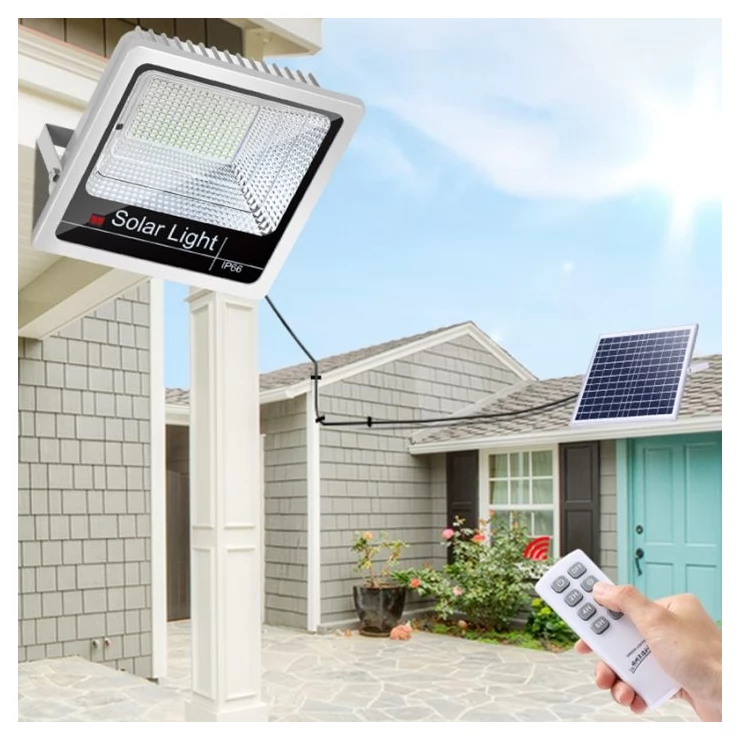 Commercial Grade Solar Flood Light High Power Bright LED 60W 100W 120W