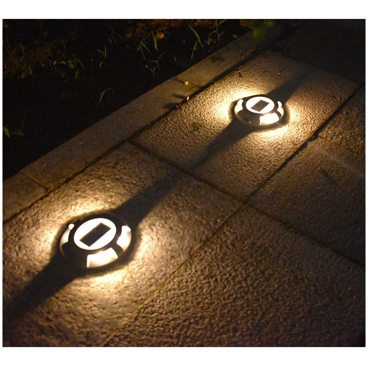 Durable 4 LED Solar Road Path Light Shock Resistant Aluminium Alloy