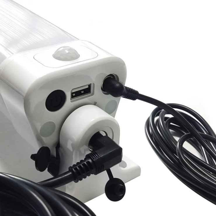 Ultimate LED Solar Batten Light With PIR Sensor Wall Switch Extension