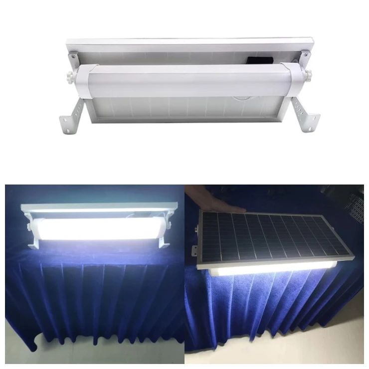 Bright Solar LED Batten Light Universal Shelter Carport Security Lamp
