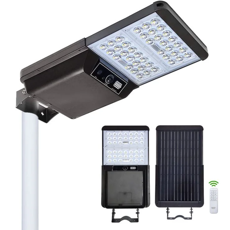 Ultra-Bright Integrated Solar Street Parking Lot Sensor Light Dual CCT