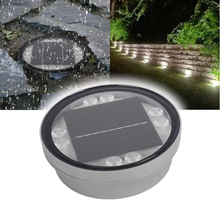 Durable Solar LED Inground Uplight with Remote IP68 Deck Pathway Light